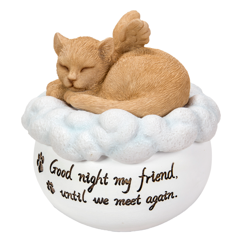 メモリアルケースエンジェルキャット | 業者様向け・WooBia仕入れサイト｜アニマル雑貨・オーナメント